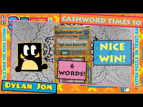 [6 WORDS BUT IT'S A $10 CASHWORD! :P] Michigan Lottery- Cashword Times 10