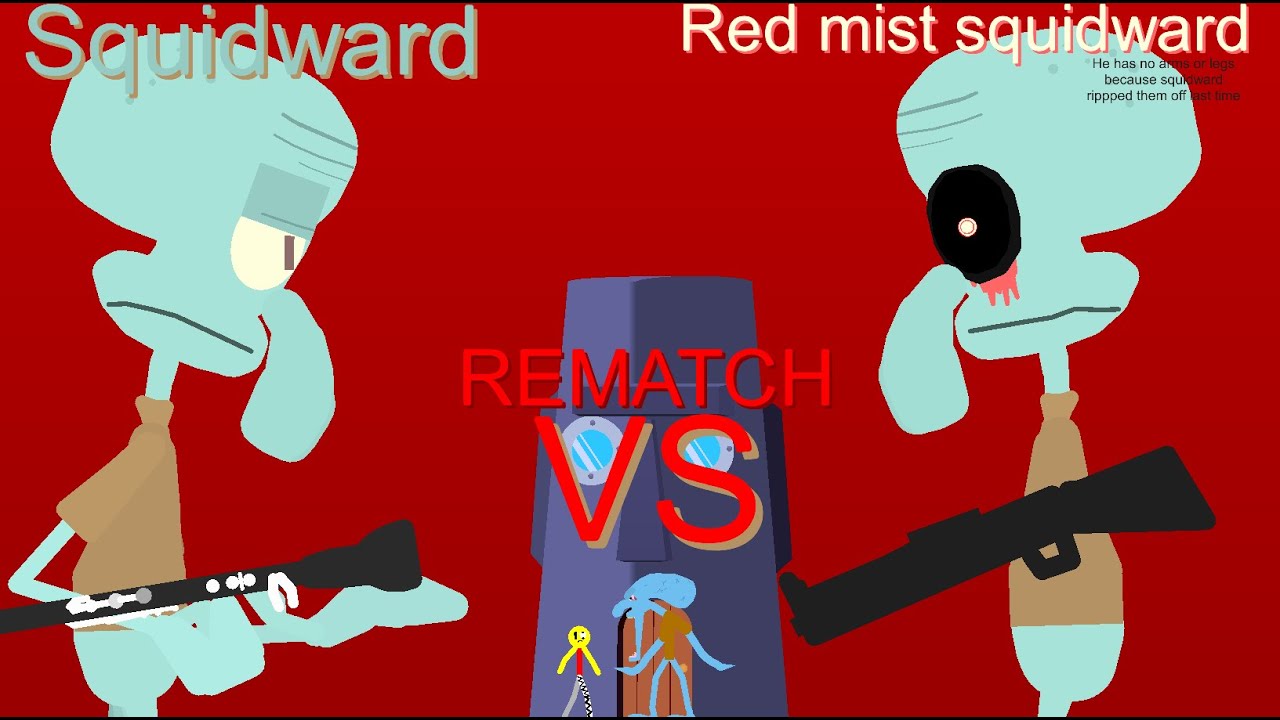 Squidward VS Red mist Squidward (REMATCH)