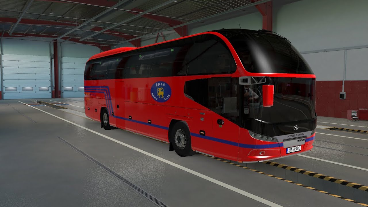 SLTB King Long Template for Neoplan Cityliner Bus 2021 v1.40 v1.41 - ETS 2