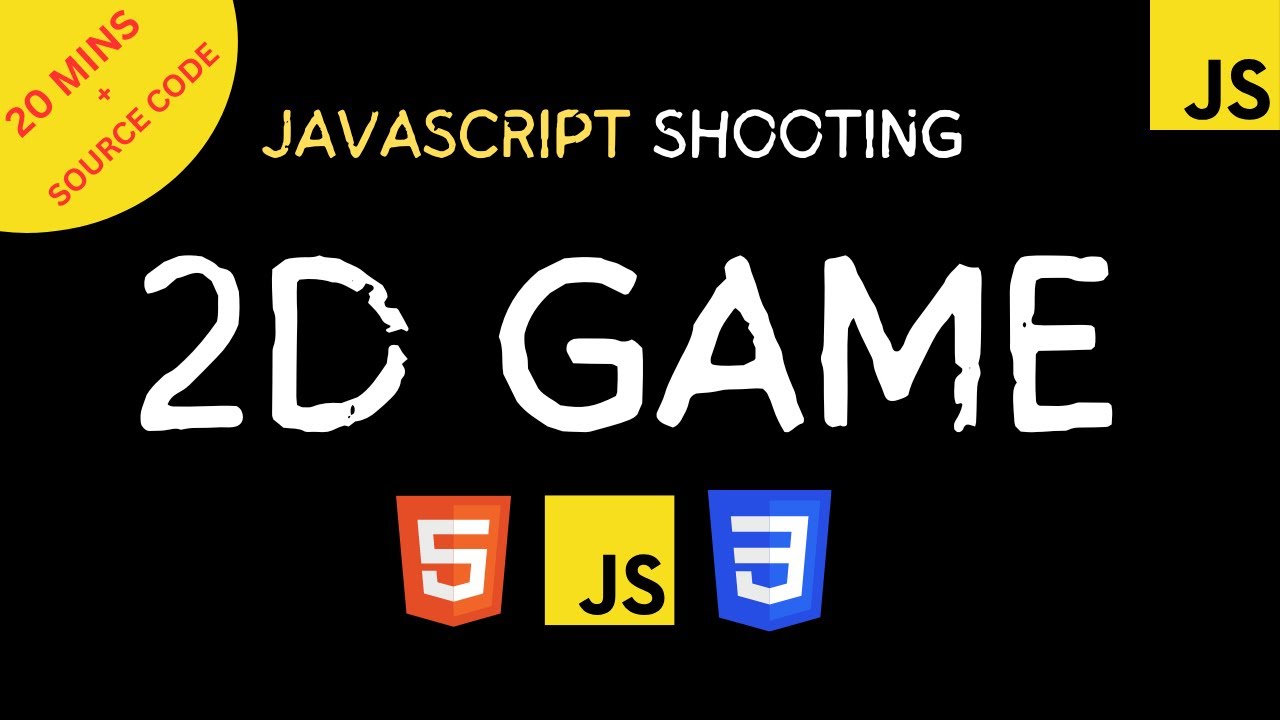 Shooting Game in JavaScript | JavaScript Game Development Tutorial for Beginners | Code Hut