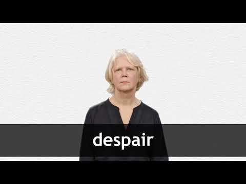 DESPAIR definition in American English | Collins English Dictionary