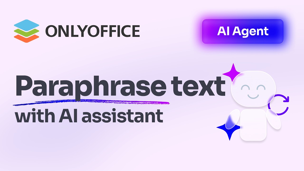 Paraphrase text with AI assistant in ONLYOFFICE