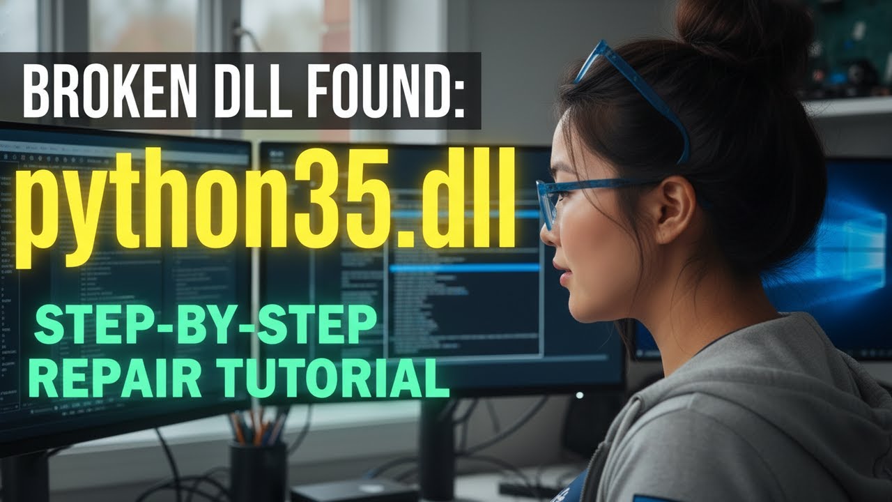 Fix python35.dll Startup Error!