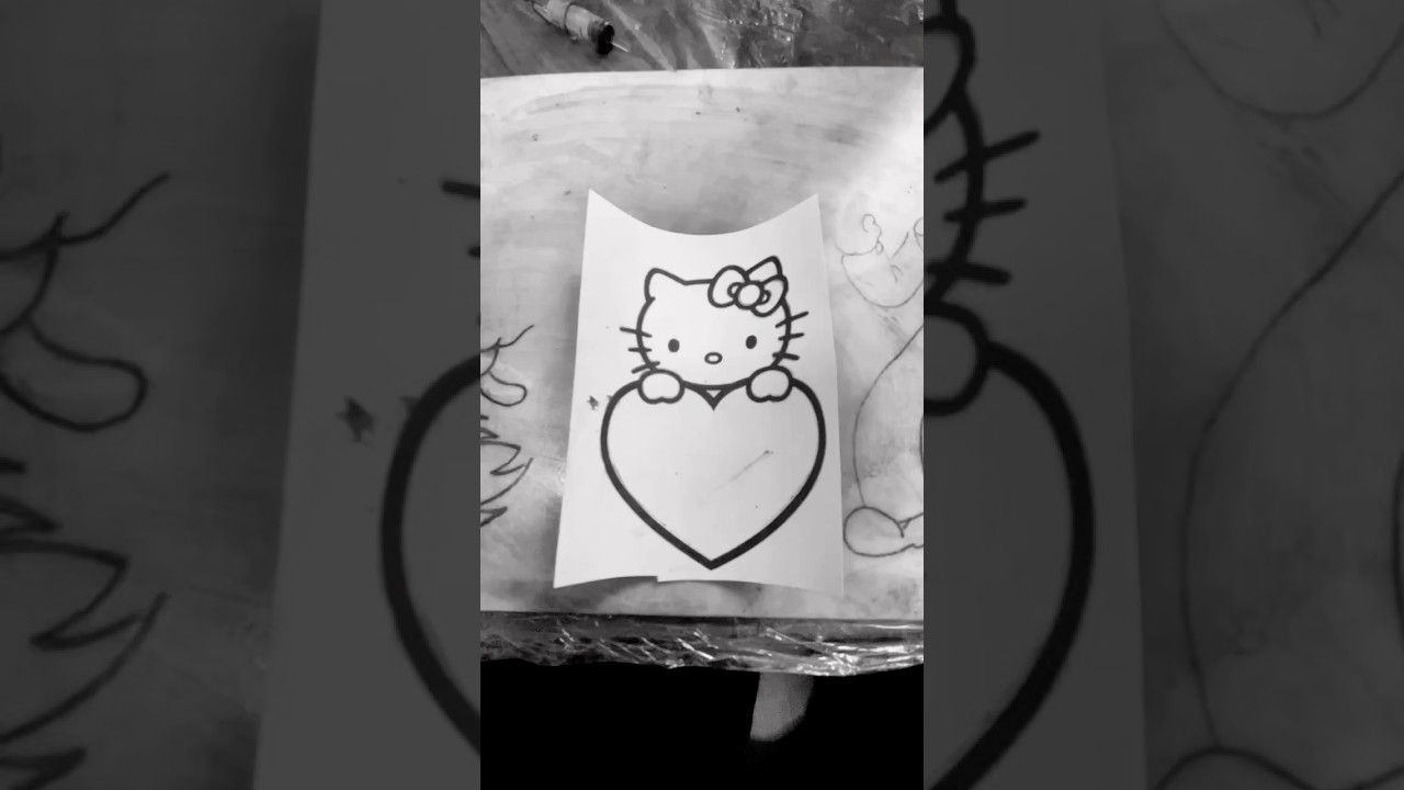 Hello Kitty tattoo reveal