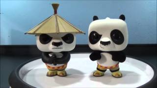 Flocked Po Kung Fu Panda up close Funko Pop Unboxed