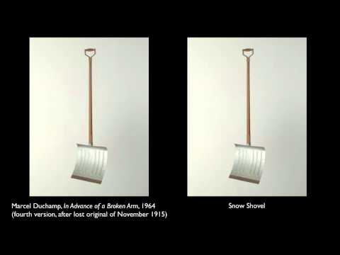 Art as concept: Duchamp, In Advance of the Broken Arm
