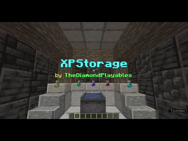 XPStorage: Store EXP to items and back! Minecraft Data Pack