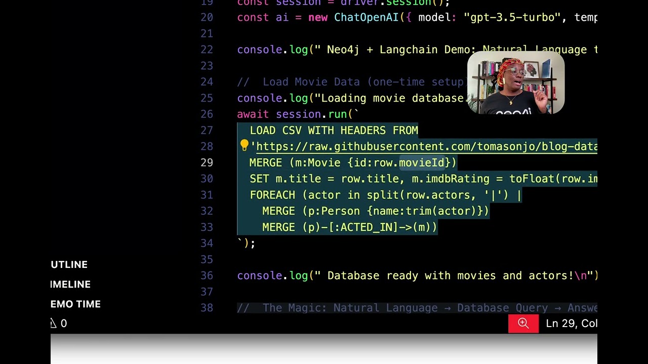 Video: Use Langchain’s JavaScript Framework with Neo4j - Graph Database & Analytics
