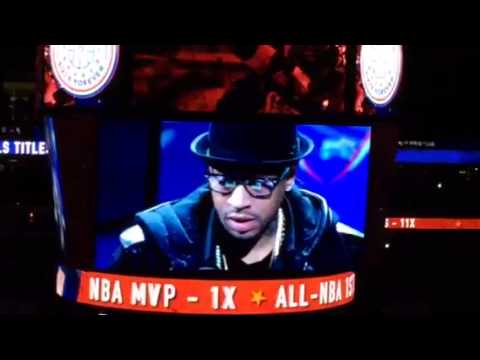 Allen Iverson's Philadelphia 76ers Number Retirement Ceremo
