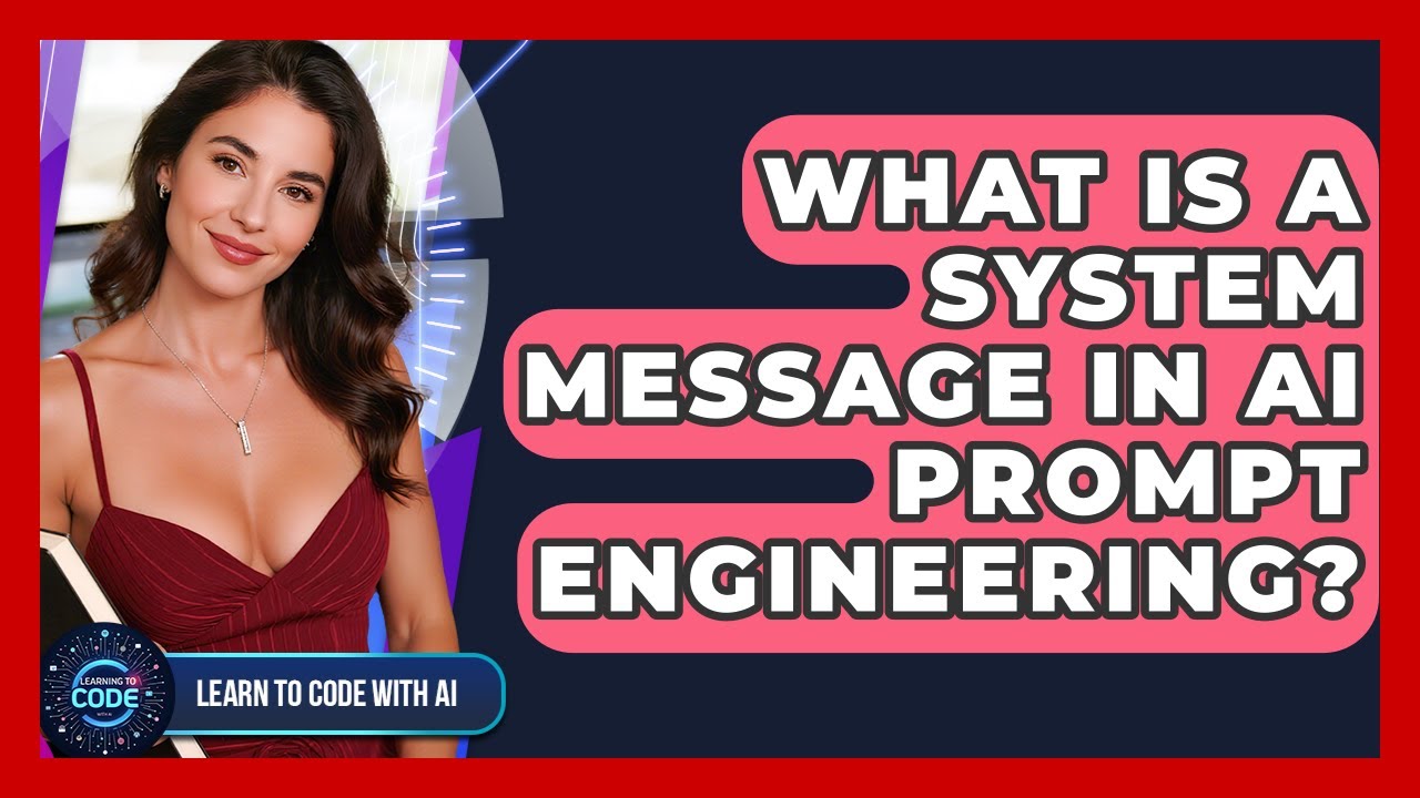 What Is A System Message In AI Prompt Engineering? - Learning To Code With AI