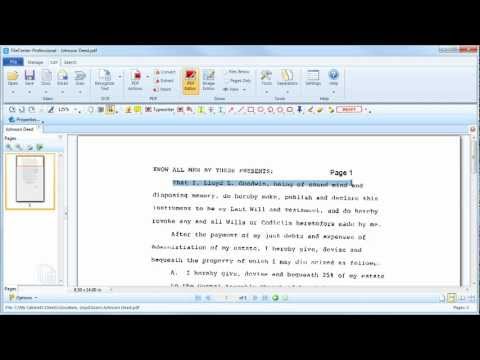 Searchable PDF Files with FileCenter's OCR