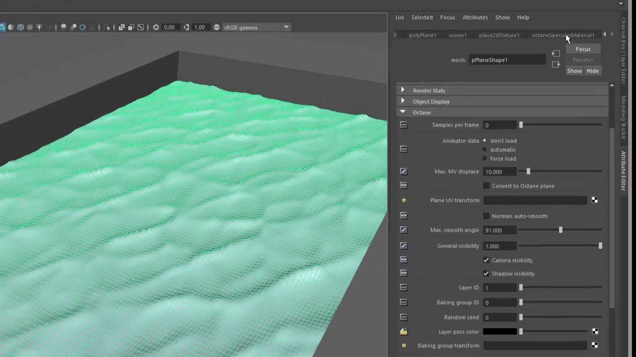OctaneRender for Maya Lesson 10.3: Rendering Underwater Effects