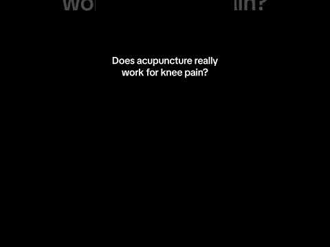Does Acupuncture Really Work For Knee Pain? 🔥🔥