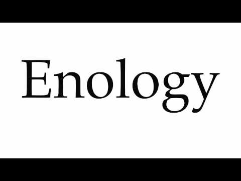 How to Pronounce Enology