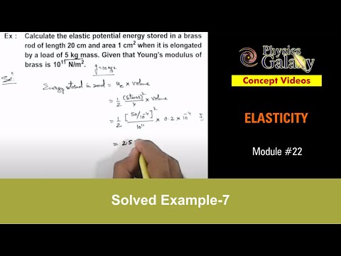 Solved Example for JEE: Mechanical Properties of Solids- 7 Video Lecture