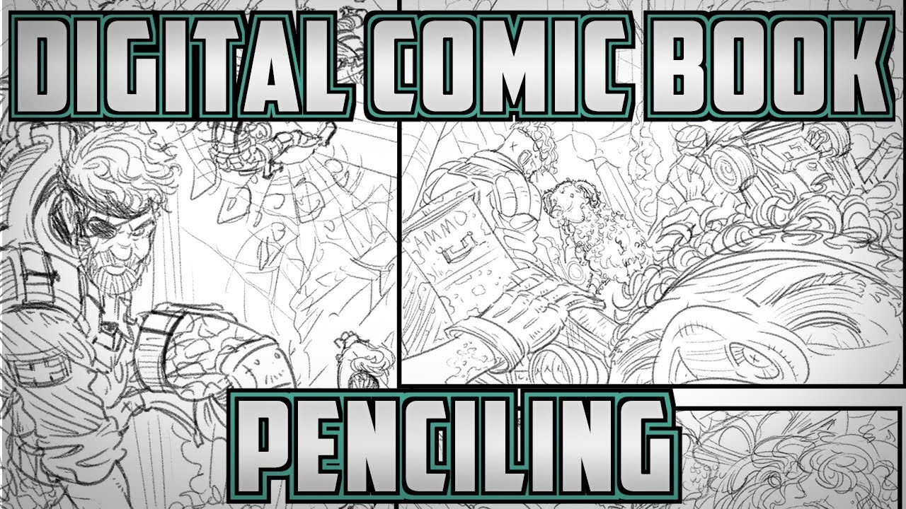 Digital Comic Book Penciling
