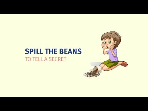 Spill the beans meaning | Learn the best English idioms