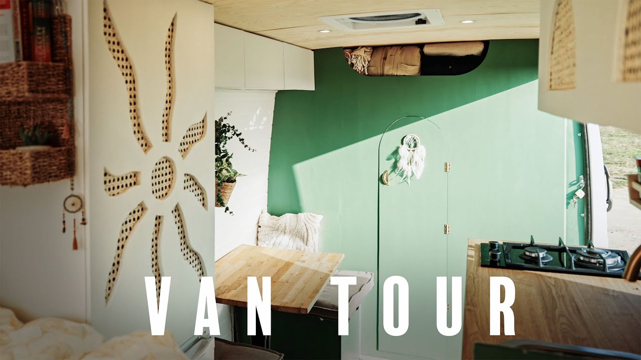 This DIY Camper Van Combines a Simple yet Efficient Layout With Boho ...