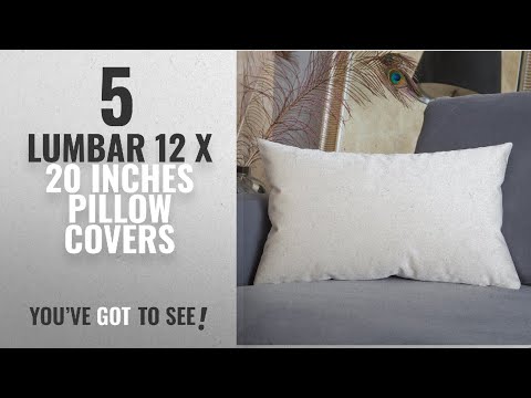 Top 10 Lumbar 12 X 20 Inches Pillow Covers [2018 ]: Home Brilliant Velvet Decorative Throw Pillow