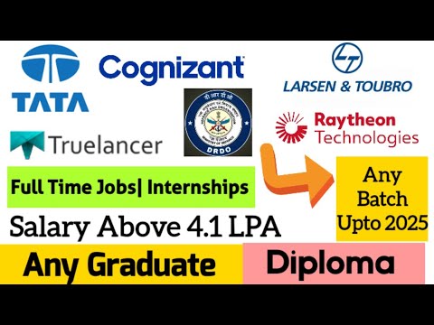 Cognizant Freshers Recruitment 2022| Harman Hiring| Diploma Jobs| Any Graduate Jobs