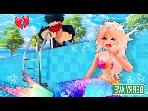 I'm a MERMAID girl fall in love with HUMAN boy 💕 | Berry Avenue Story