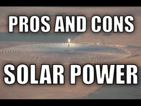Pros and Cons of Solar Power