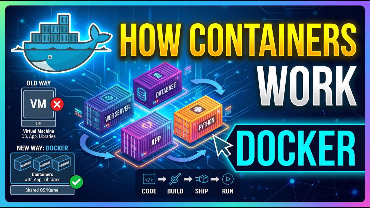 How Containers (Docker) Work – Packaging Software So It Runs Anywhere.