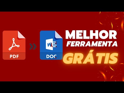 Como Converter PDF em Word EDITAVEL 100% GRÁTIS