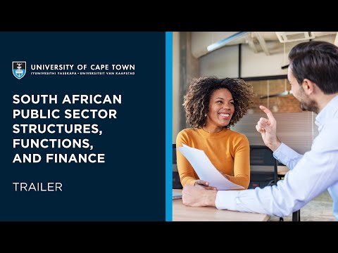 UCT Public Sector Structures and Finance Online Short Course | Trailer