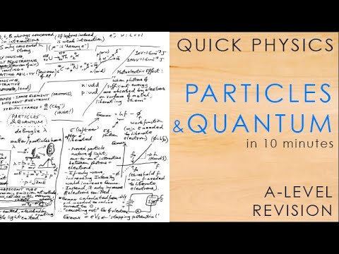 All of PARTICLES & QUANTUM in 10 minutes - A-level Physics Revision Mindmap