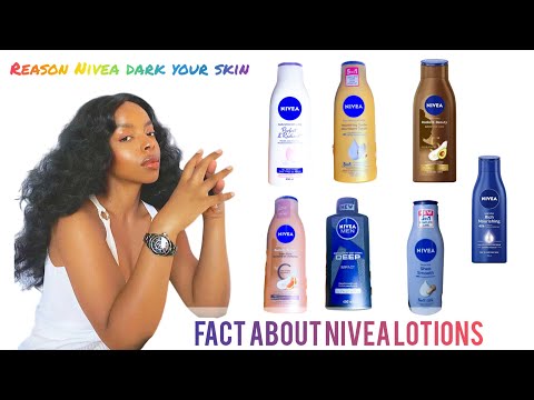 NIVEA BODY LOTION FOR FAIR SKIN, CHOCOLATE SKIN, DARK SKIN AND DRY SKIN.