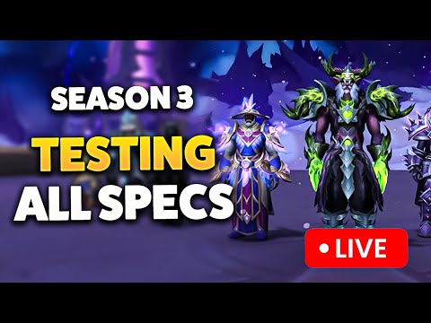 🔥TESTING ALL SPECS FOR SEASON 3🔥TESTING NEW DUNGEON ALL DAY🔥LET'S FIND THE META🔥