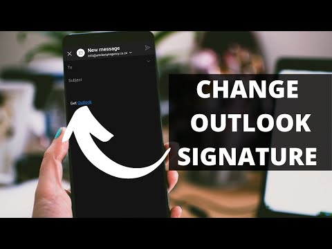 How to update your Outlook signature on your phone