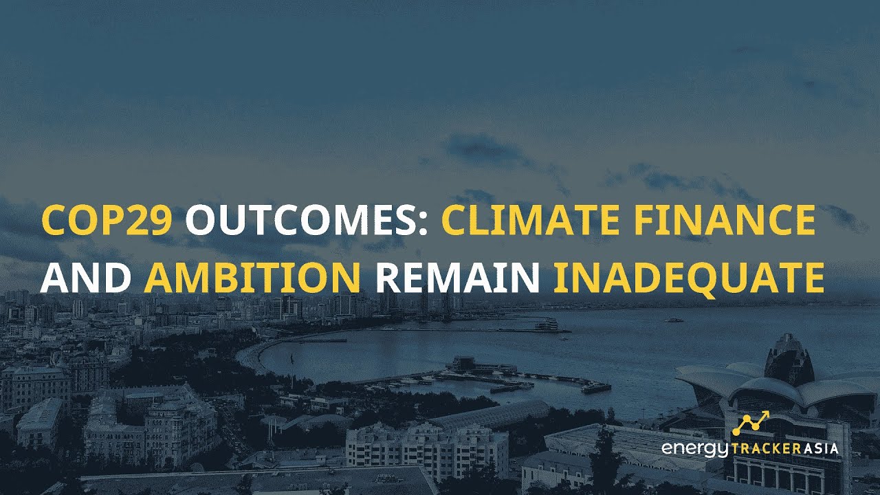 COP29 Outcomes: Climate Finance and Ambition Remain Inadequate