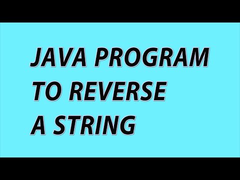 Java program to reverse a string | Java Programs with solutions - 8