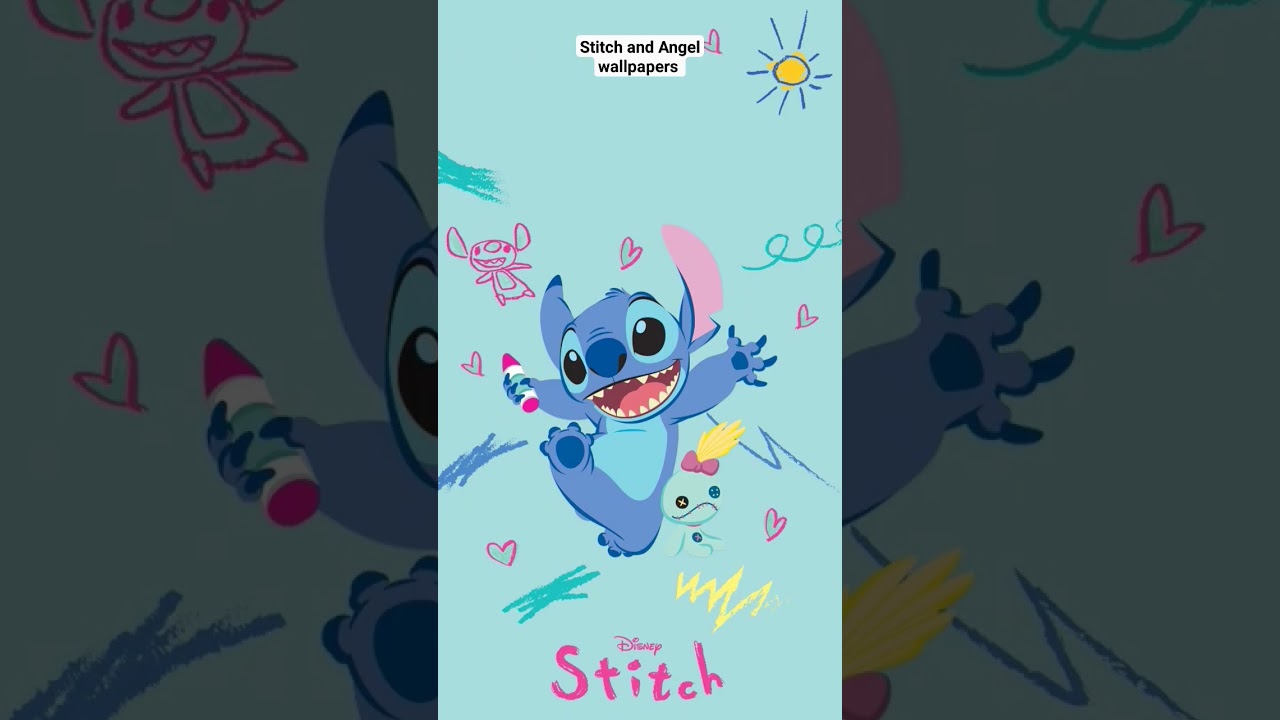 stitch and angel wallpapers