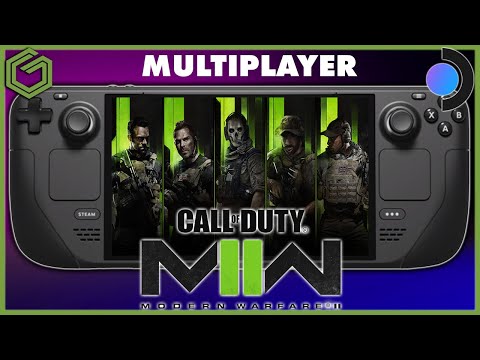 Steam Deck - Modern Warfare 2 Multiplayer - Gameplay & Performance on Windows 11 Dual Boot