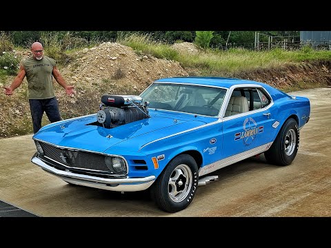 Bill Goldberg's 1970 Ford Mustang Boss 429 "Lawman" Has No Mufflers ...