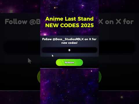 Roblox Anime Last Stand Codes 2025
