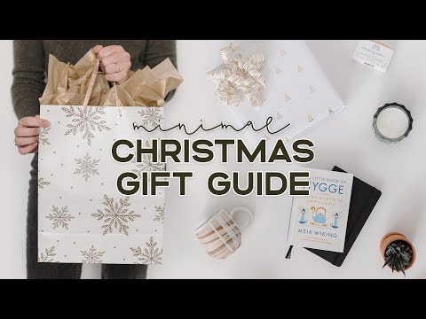 Minimalist + Meaningful Christmas GIFT IDEAS 🎁 | Minimal Christmas Gift Guide (+25 Ideas!)