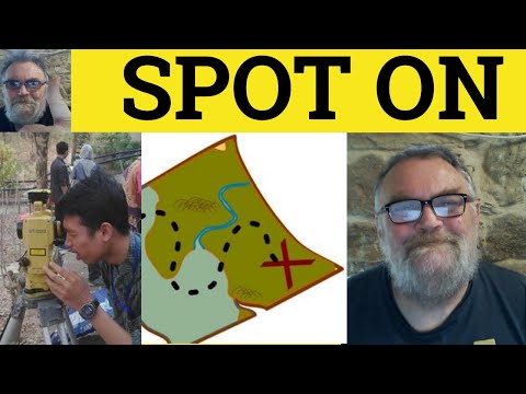 🔵 Spot On Meaning - Spot On Examples - Spot On Defined - Interesting Phrases - British Pronunciation