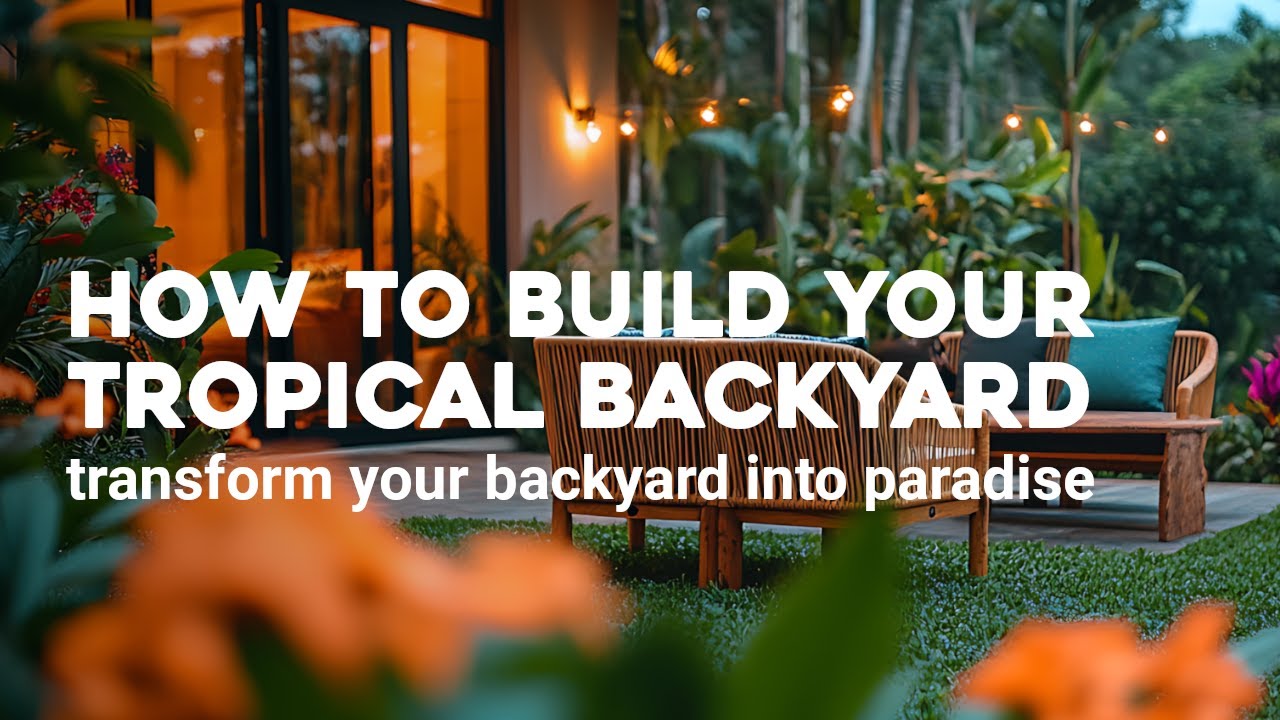 🌴🌺 How to Build a Tropical Paradise in Your Backyard