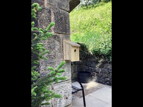 The Malham is a handmade nesting box made from rough sawn timber.