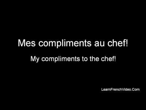 French Restaurant Vocabulary