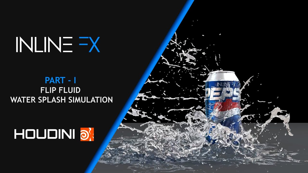 How to To create Water splash in Houdini |Tutorial | Part I