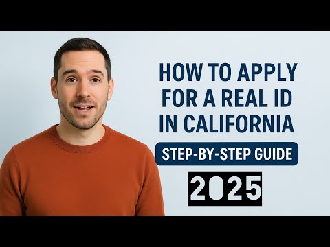 California real I'd 2025. step by step guide how to apply #california #usa
