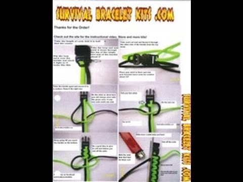 How to Make a Paracord Bracelet (every step) Slow and Easy Instructions for the Cobra Weave.