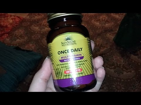 sunshine nutrition Multivitamins tables || for man and woman|| once daily|| sehrish Khan Daily vlog