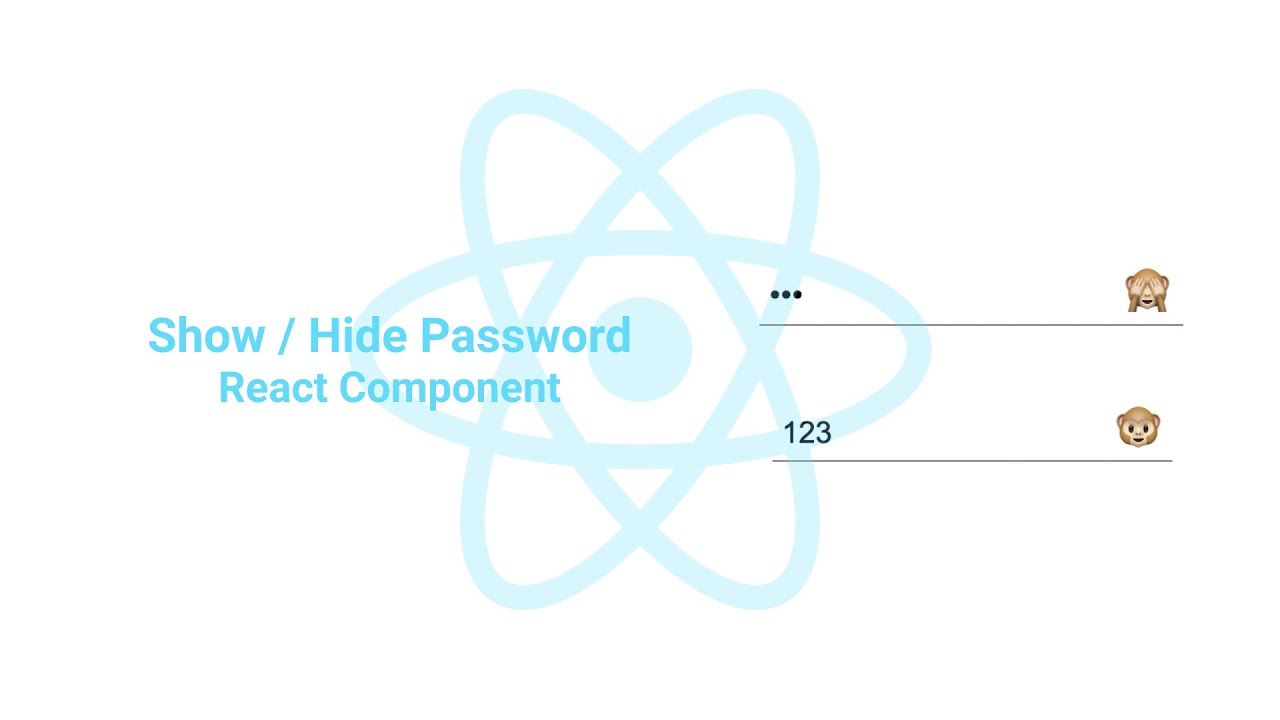Watch Me Practice - Password Show/Hide Component in React Js