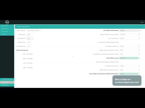 Calculator of salaries - HLB Dashboard